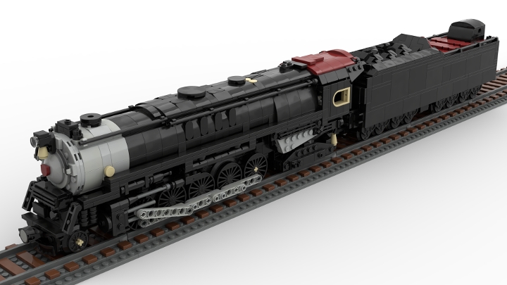 PRR J1 class locomotive from BrickLink Studio [BrickLink]