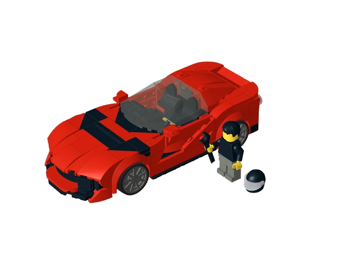 LEGO 76914 Ferrari 812 Competizione from BrickLink Studio [BrickLink]