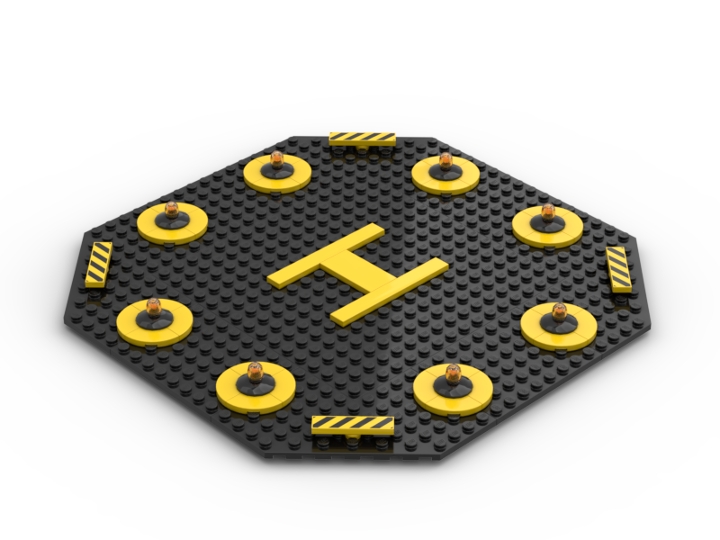 Helipad from BrickLink Studio [BrickLink]