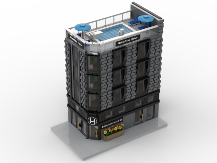 Hotel from BrickLink Studio [BrickLink]