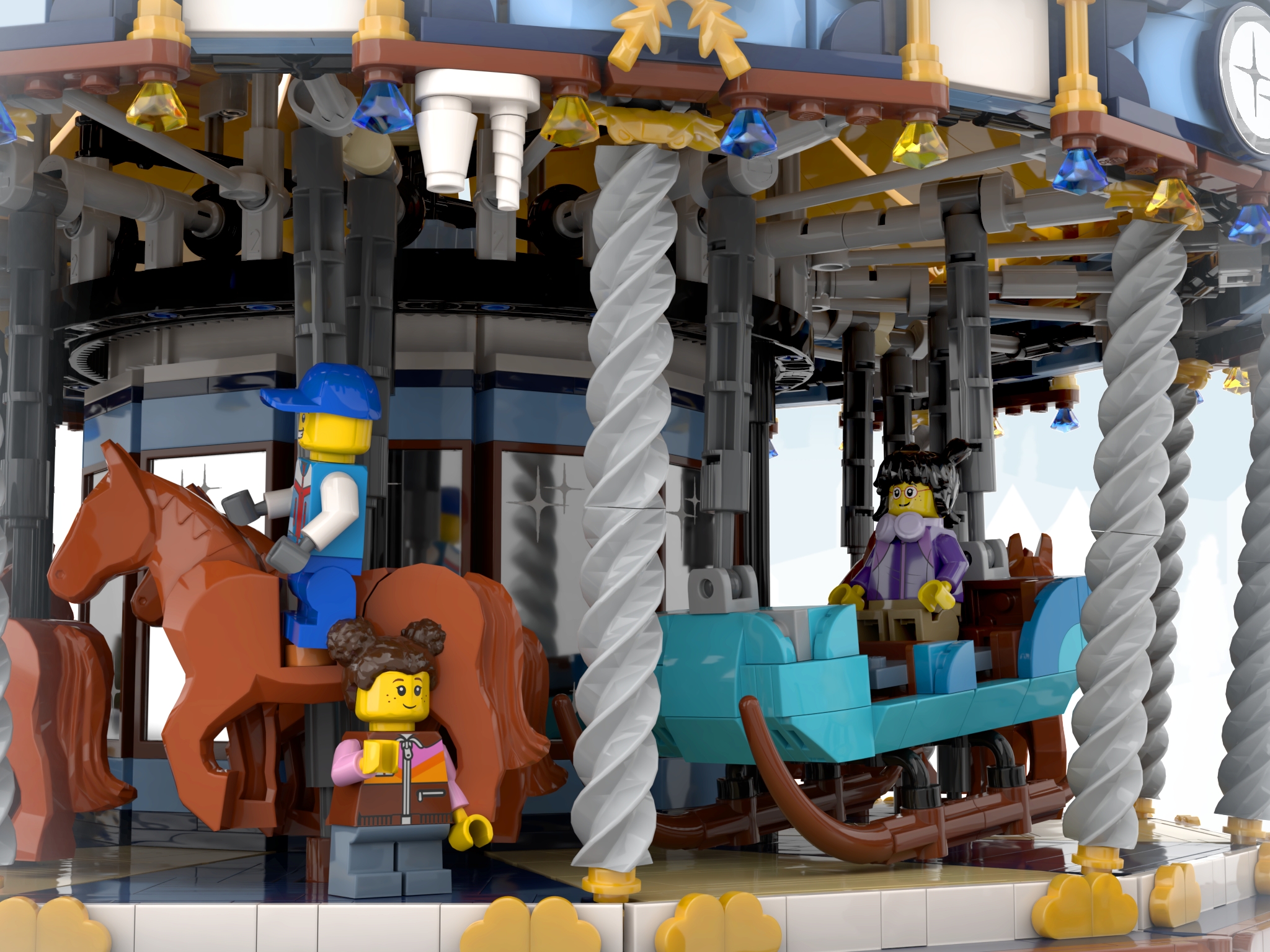 [Grand Winter Carousel] [BrickLink]