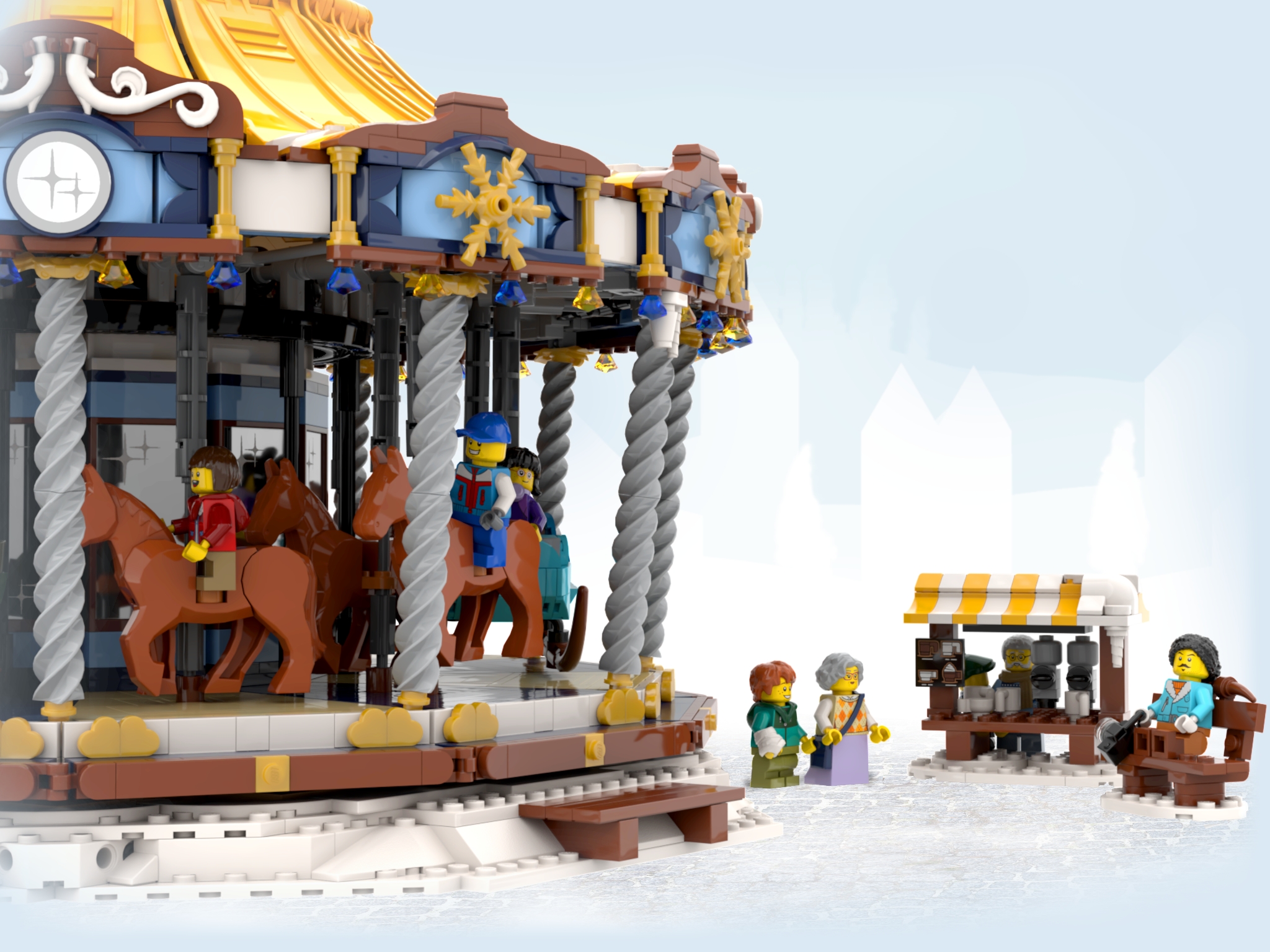 [Grand Winter Carousel] [BrickLink]