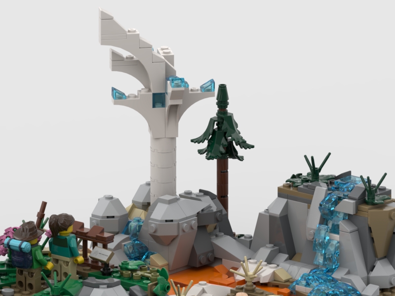 [Hike to Brick Basin Geyser] [BrickLink]