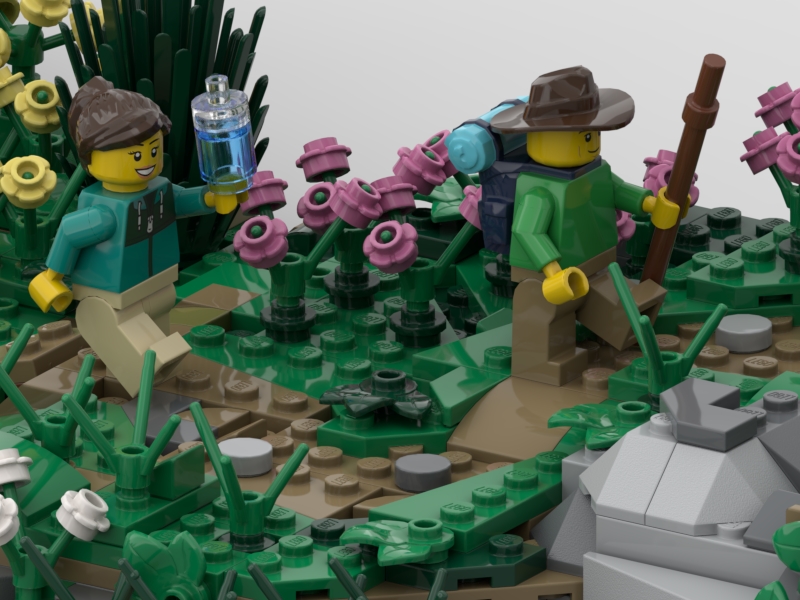 [Hike to Brick Basin Geyser] [BrickLink]