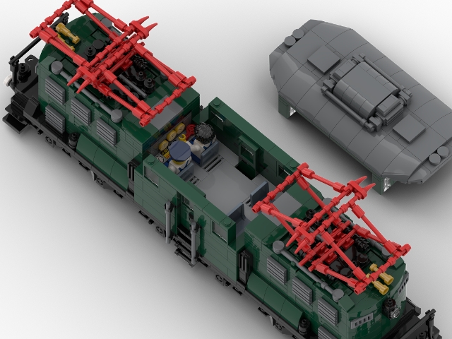 [Green Lightning, the freight car] [BrickLink]