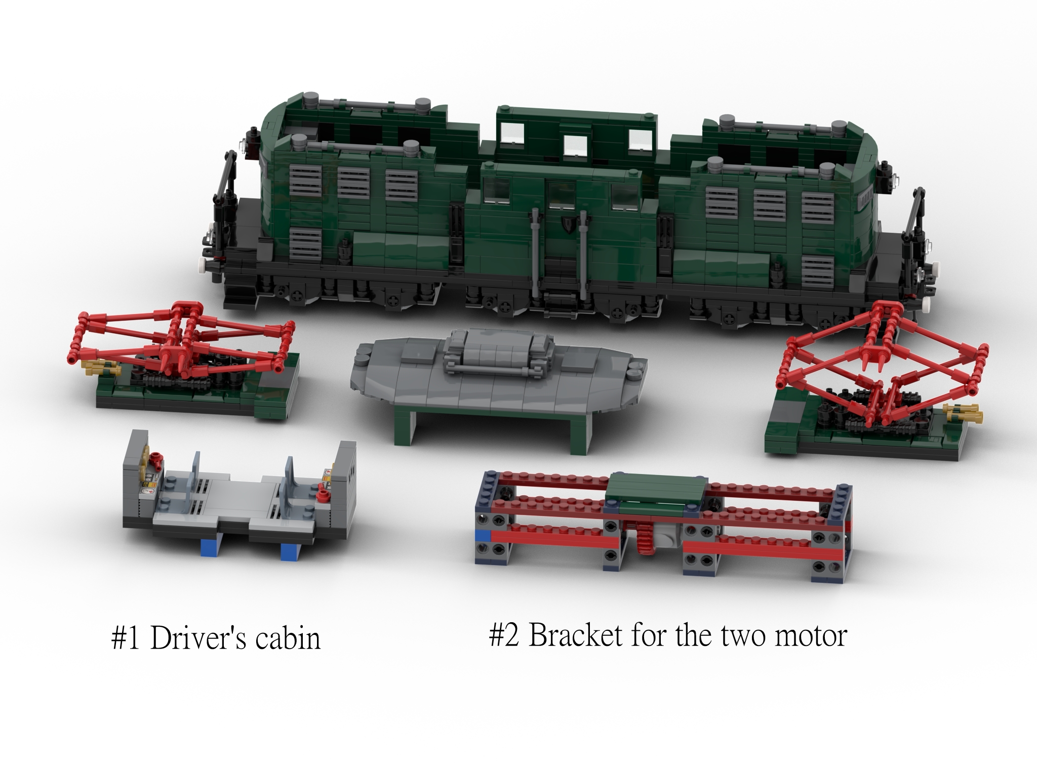 [Green Lightning, the freight car] [BrickLink]