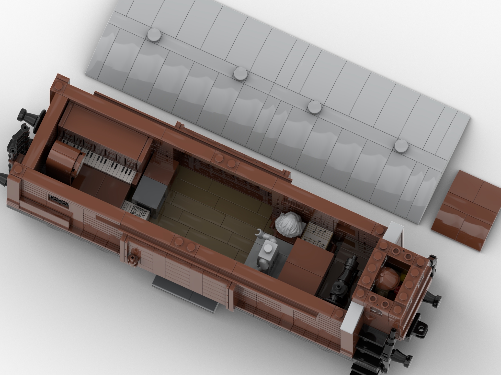 [Green Lightning, the freight car] [BrickLink]