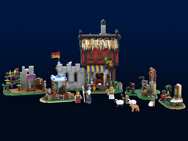 [Medieval Guarded Vendors] [BrickLink]