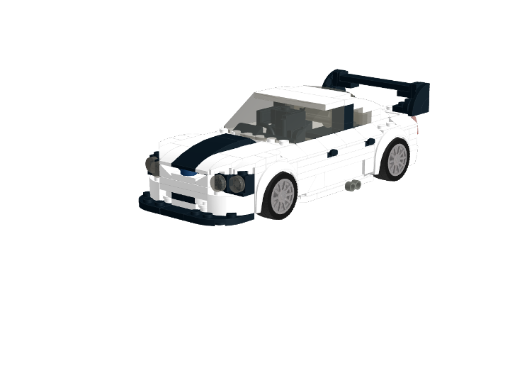 Ford_Falcon_FG_V8_Supercar_Black_White_V4 from BrickLink Studio [BrickLink]
