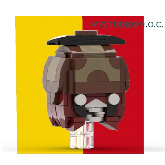 Headpool Brickheadz (Deadpool and Wolverine) from BrickLink Studio ...