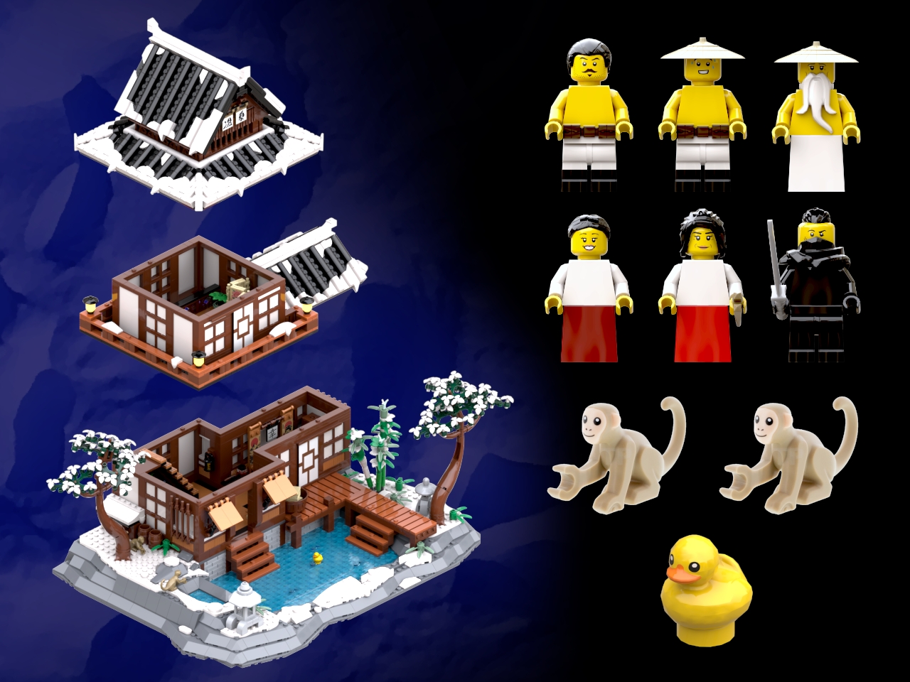 [ Japanese Hot Spring] [BrickLink]