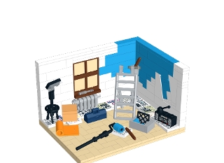 Norman Keep 1069 AD from BrickLink Studio [BrickLink]