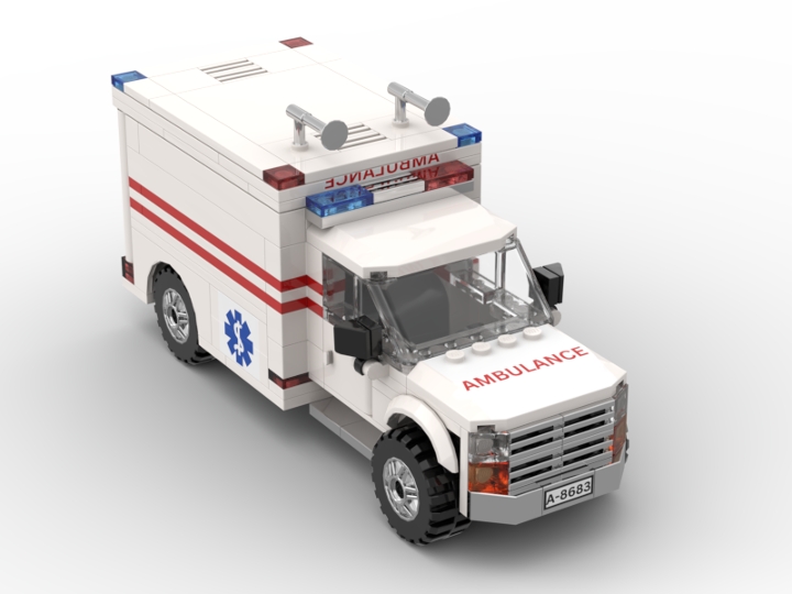 Ambulance from BrickLink Studio [BrickLink]