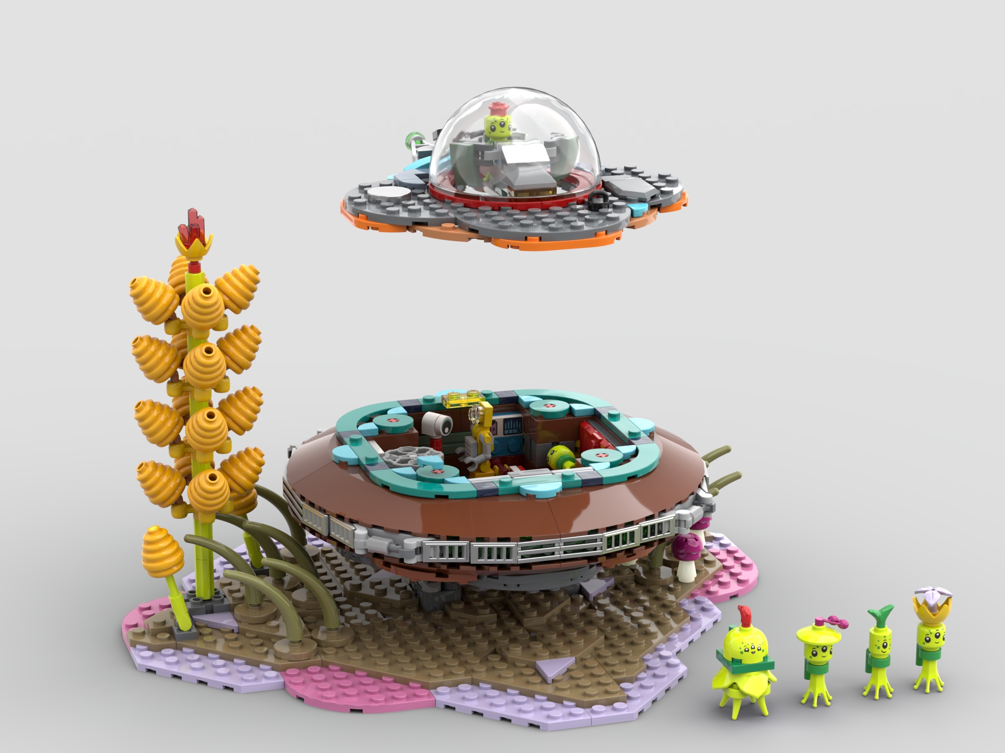 [Outta This World Flying Saucer] [BrickLink]