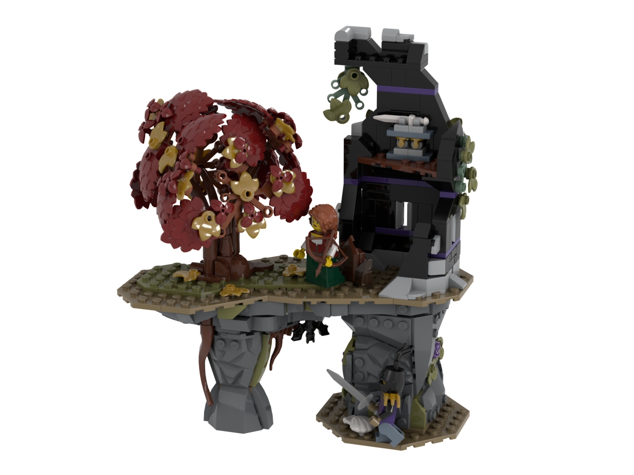 [Medieval Tower Ruins] [BrickLink]