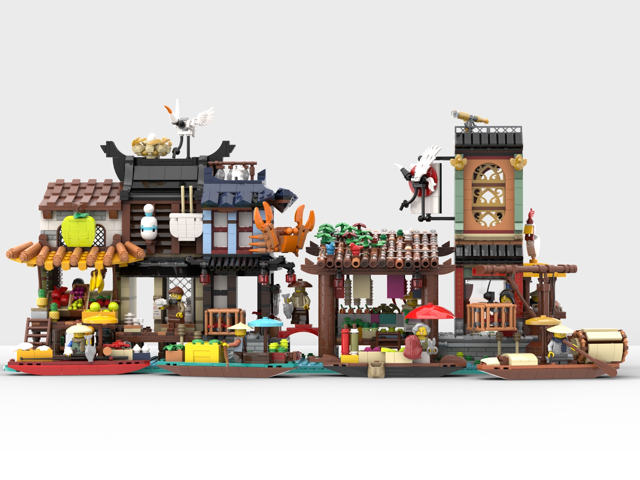 [The Floating Market] [BrickLink]