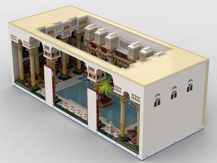 Roman Imperial Bath, Part 7 from BrickLink Studio [BrickLink]
