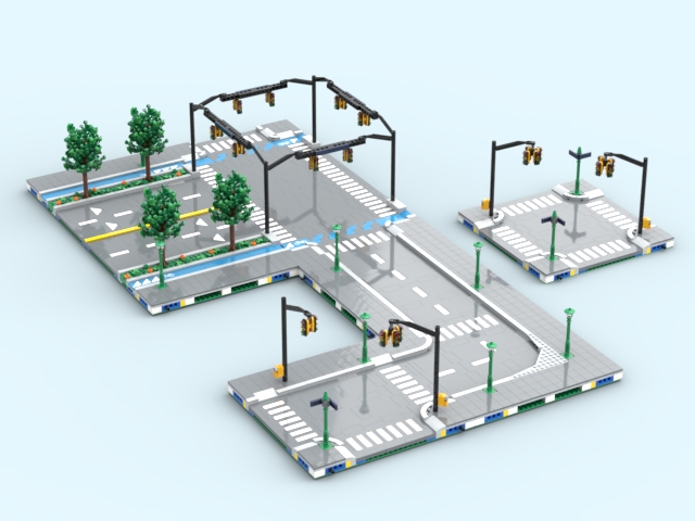 MILS Modern Street System from BrickLink Studio [BrickLink]