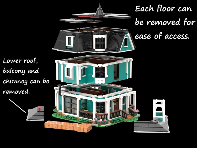 [Victorian House] [BrickLink]