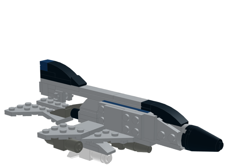 F-4 Phantom II - Grey w/ Blue - AGM-65 Maverick - Fuel Tanks from ...