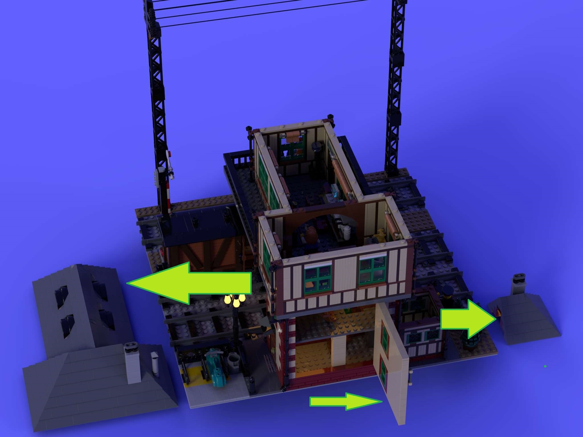 [Overhead Railway Signal Box] [BrickLink]
