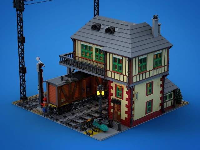 [Overhead Railway Signal Box] [BrickLink]