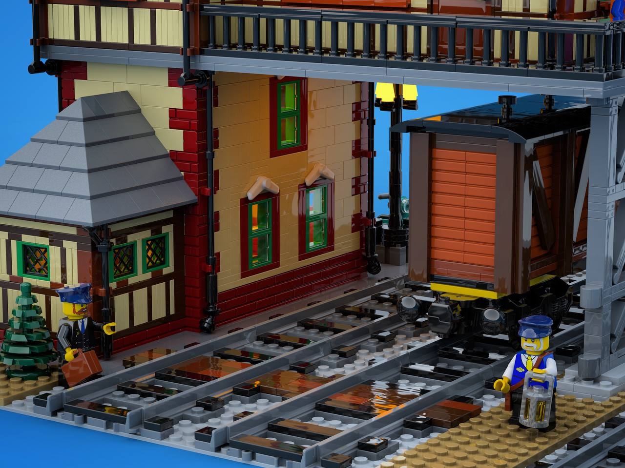 [Overhead Railway Signal Box] [BrickLink]