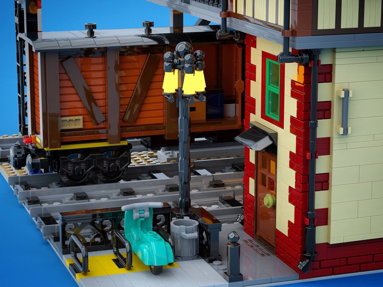 [Overhead Railway Signal Box] [BrickLink]
