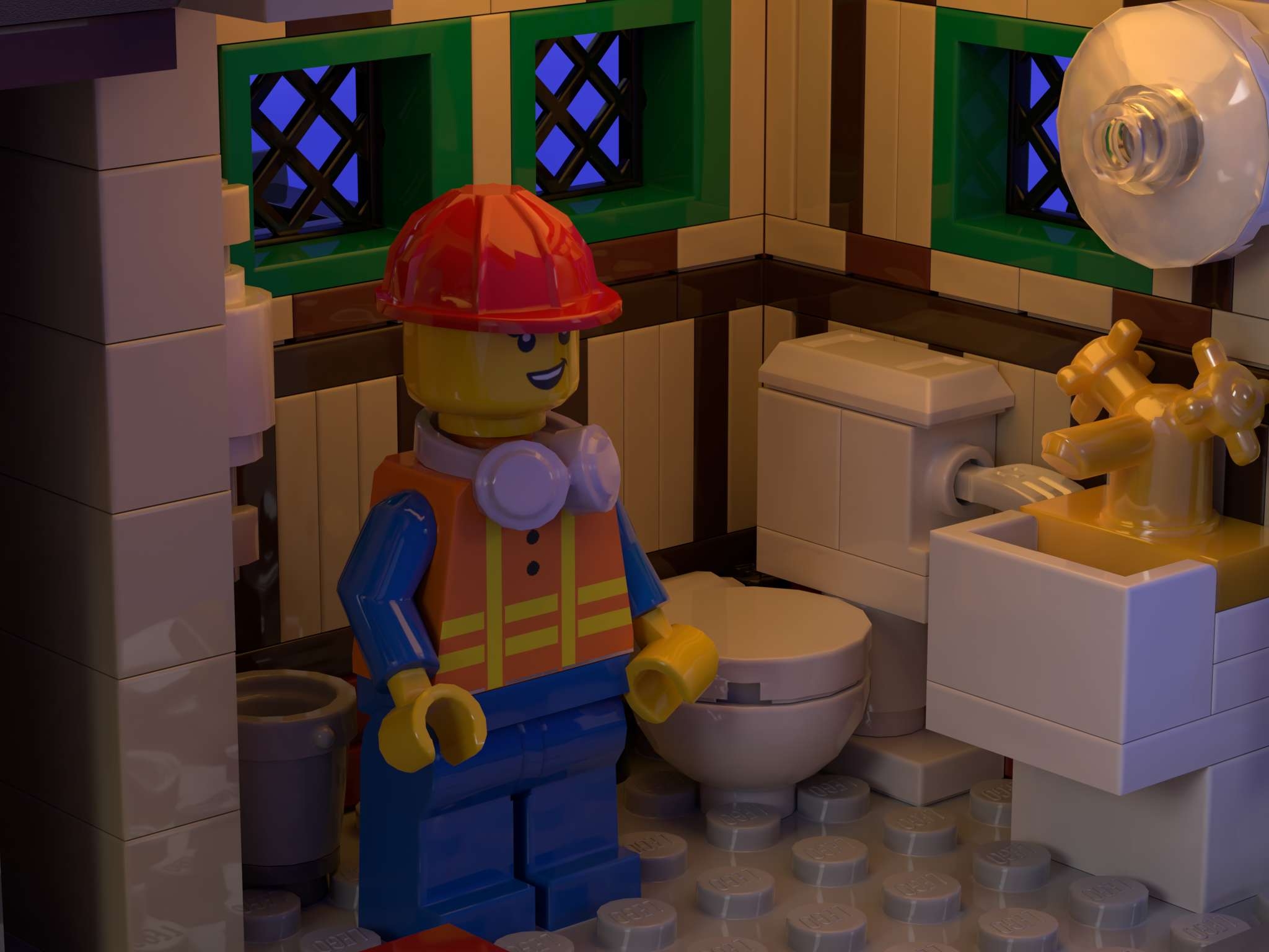 [Overhead Railway Signal Box] [BrickLink]