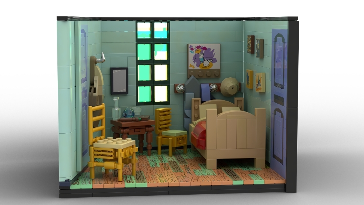 Van Gogh's Bedroom from BrickLink Studio [BrickLink]