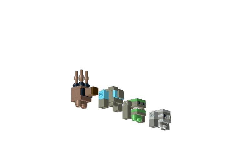 minecraft legends golems from BrickLink Studio [BrickLink]