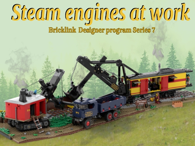 [Steam engines at work!] [BrickLink]