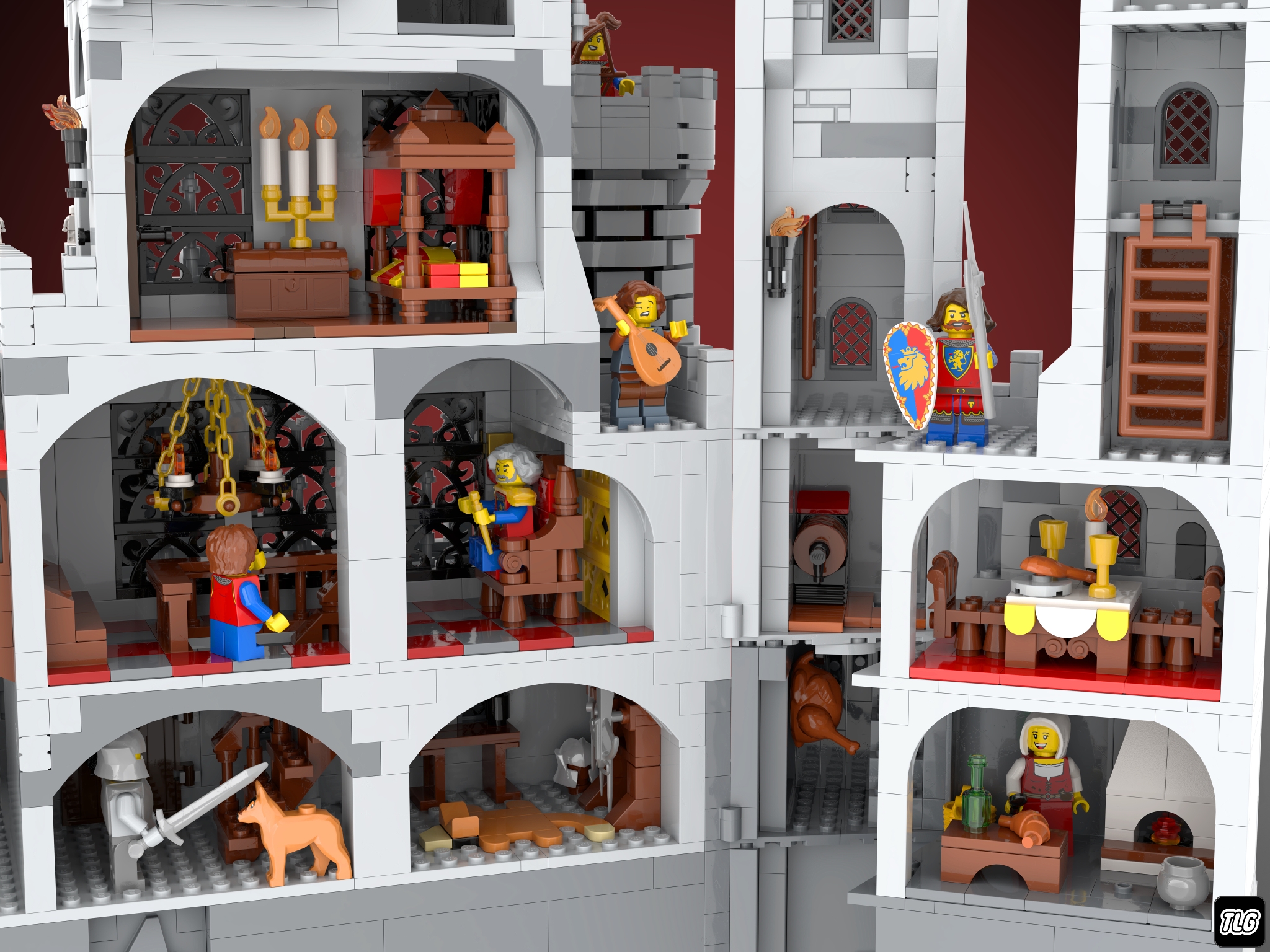 [Red Mountain Kingdom's Castle] [BrickLink]