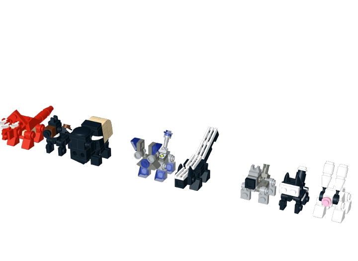 Universe pets (pt. 1) from BrickLink Studio [BrickLink]