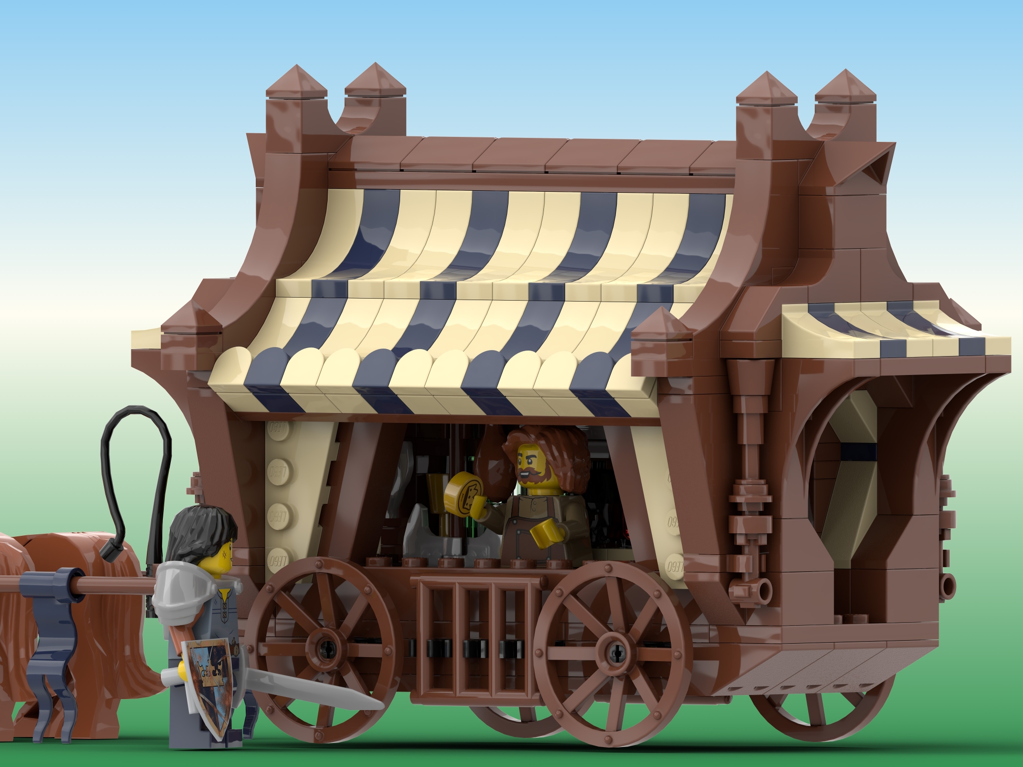 [Traveling Merchant Carriage] [BrickLink]