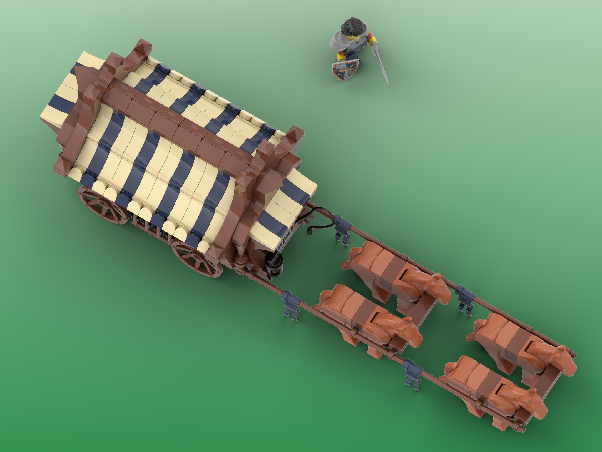 [Traveling Merchant Carriage] [BrickLink]