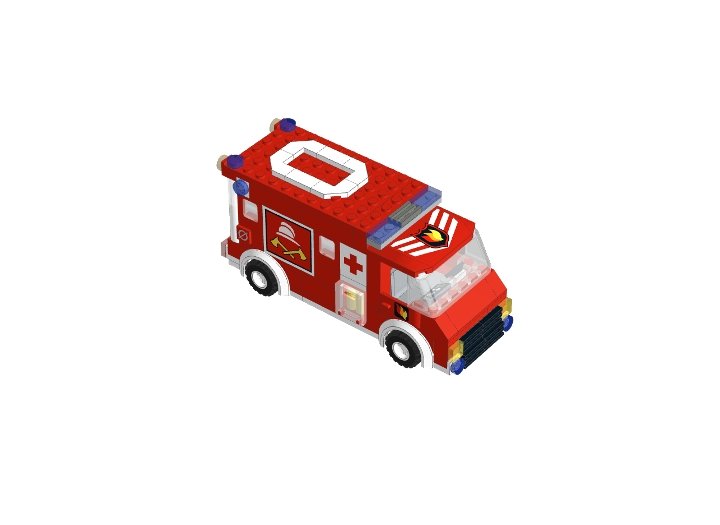 First Response Fire Ambulance from BrickLink Studio [BrickLink]