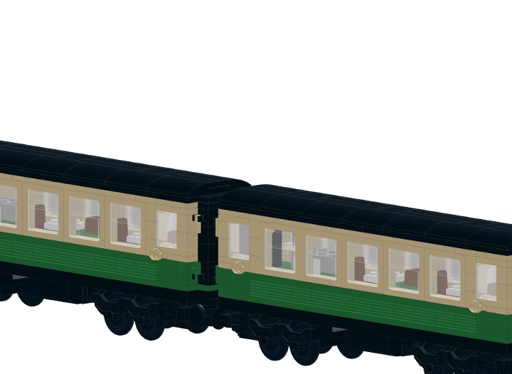 Gordon the express engine coaches from BrickLink Studio [BrickLink]