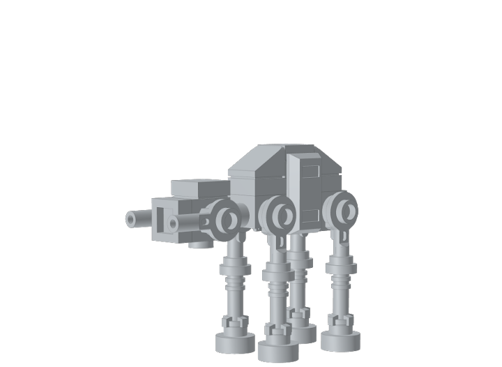 micro ATAT from BrickLink Studio [BrickLink]