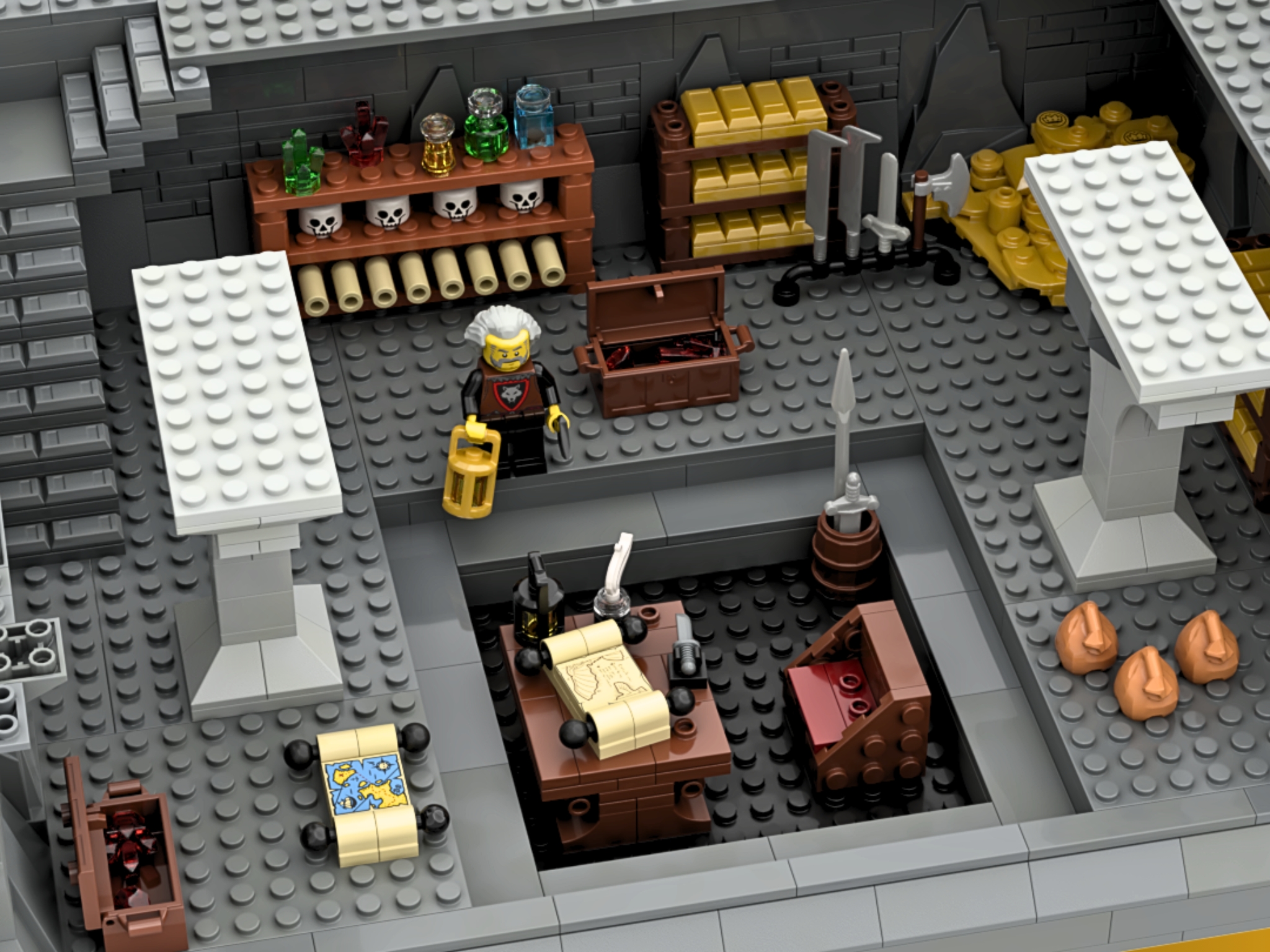 [Wolf King's Fortress] [BrickLink]