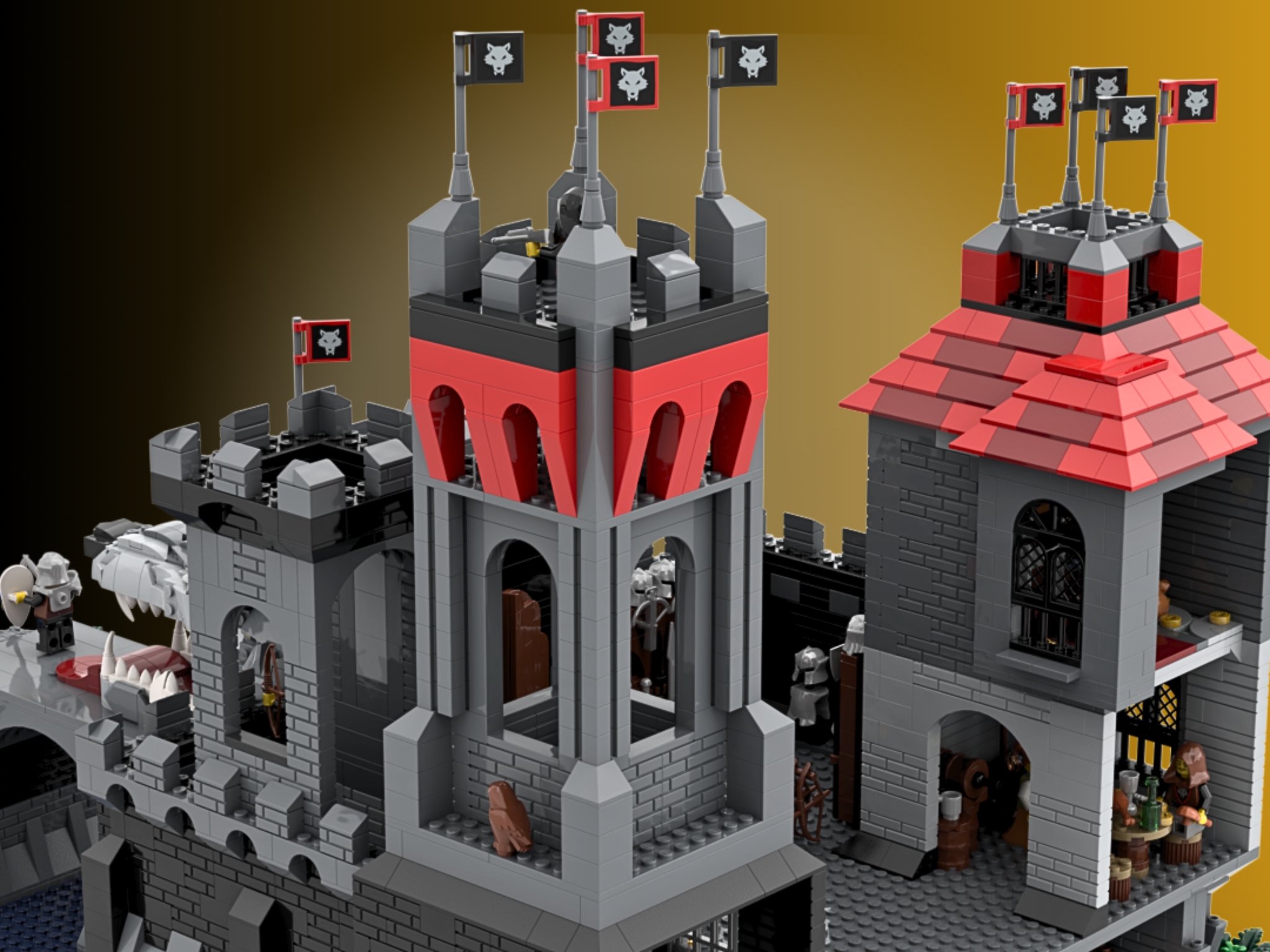 [Wolf King's Fortress] [BrickLink]