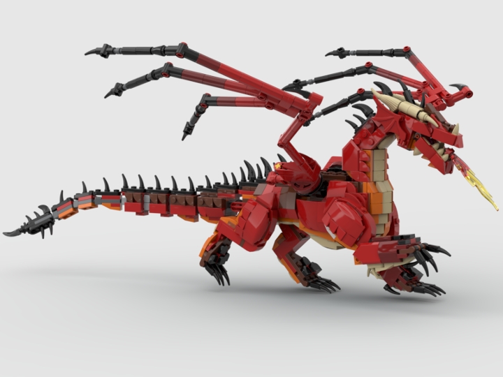 Official Dragon set 21348 from BrickLink Studio [BrickLink]