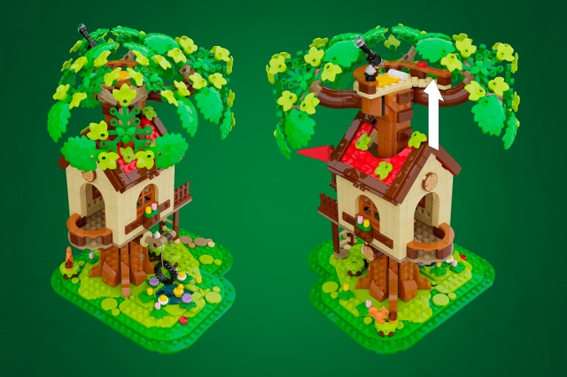 [Backyard Tree House] [BrickLink]