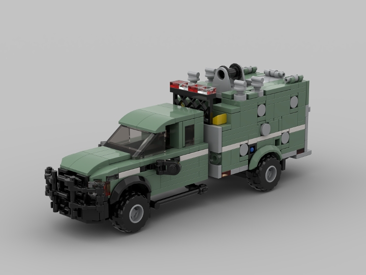 USFS Ford:HME Type 6 from BrickLink Studio [BrickLink]