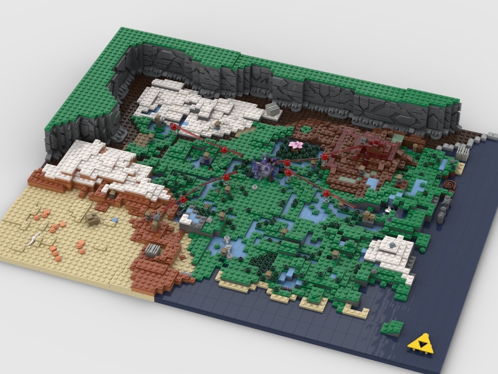 Map of Hyrule (Legend of Zelda: Breath of the Wild) from BrickLink ...