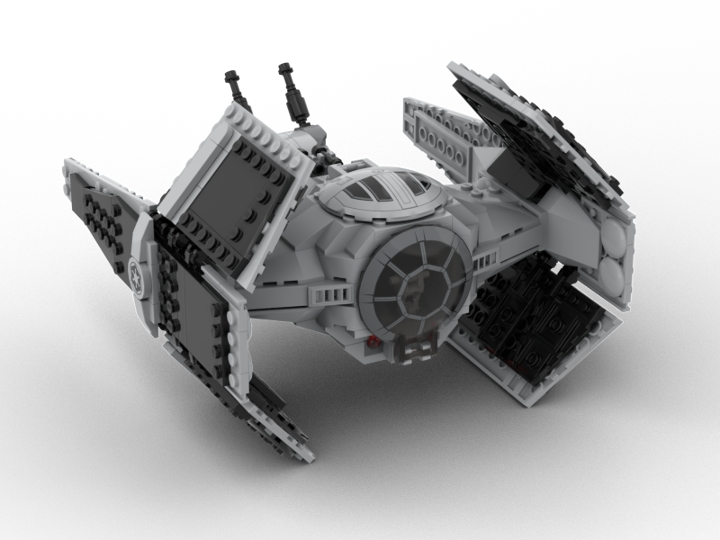 TIE_aggressor from BrickLink Studio [BrickLink]