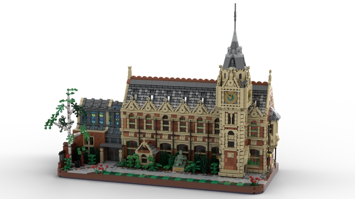 Pembroke College Library from BrickLink Studio [BrickLink]