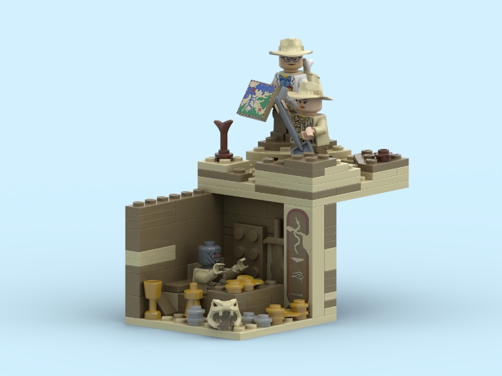 Mummy Habitat from BrickLink Studio [BrickLink]