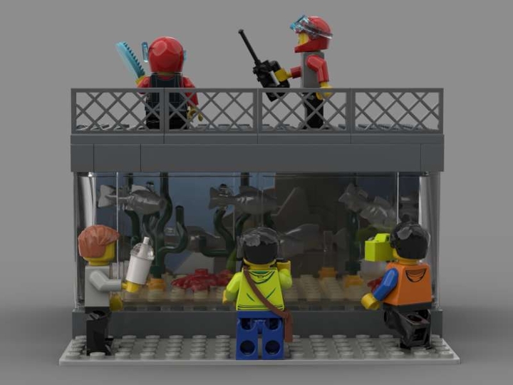 fish tank from BrickLink Studio [BrickLink]