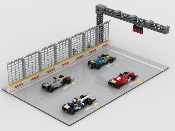 2005 F1 GRID V.3 from BrickLink Studio [BrickLink]